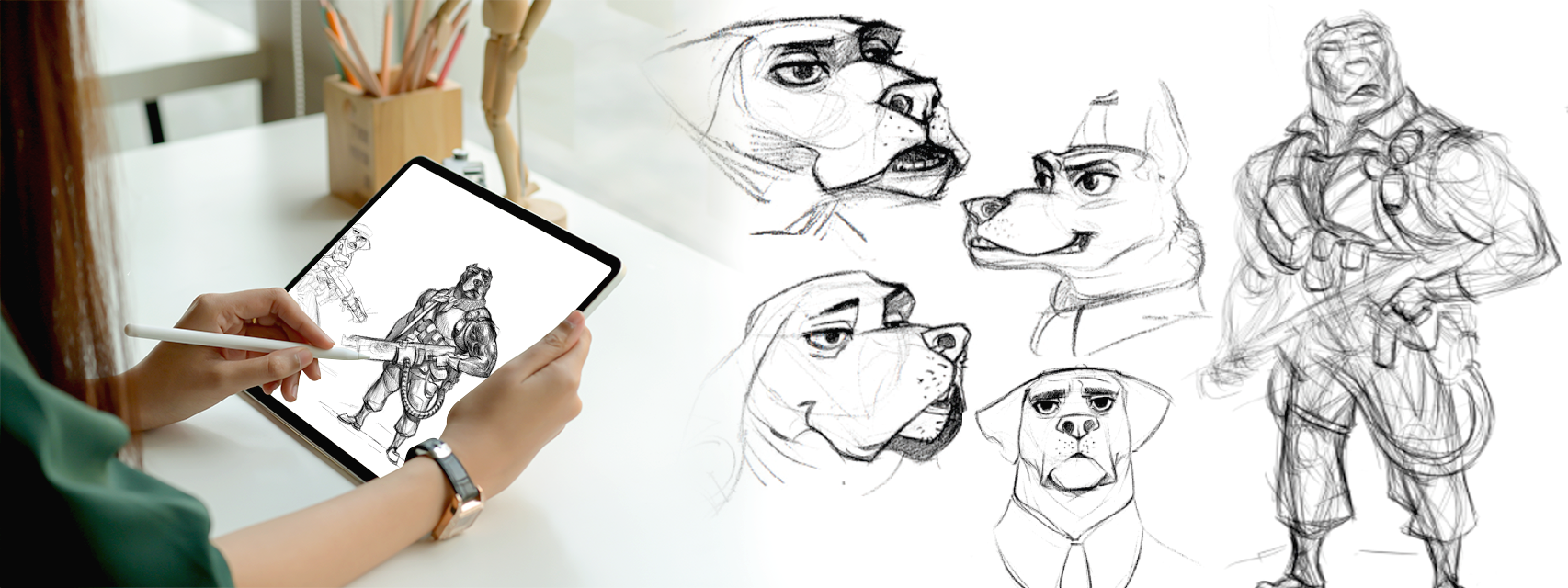 Character design - School Online University